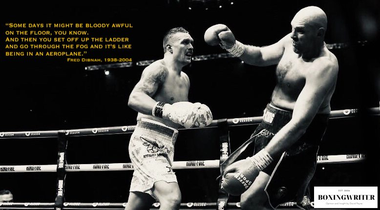 It was what is was. Usyk topples the Fury chimney. Does either man have ...